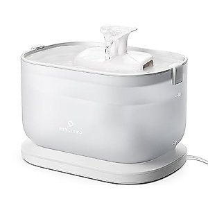 PETLIBRO Cat Water Fountain with Wireless Pump, 2.5L/84oz Dockstream Automatic Pet Water Fountain, Easy to Clean & Assemble, BPA-Free Cat Fountain Water Bowl, Dog Water Dispenser with Two Flow Modes
