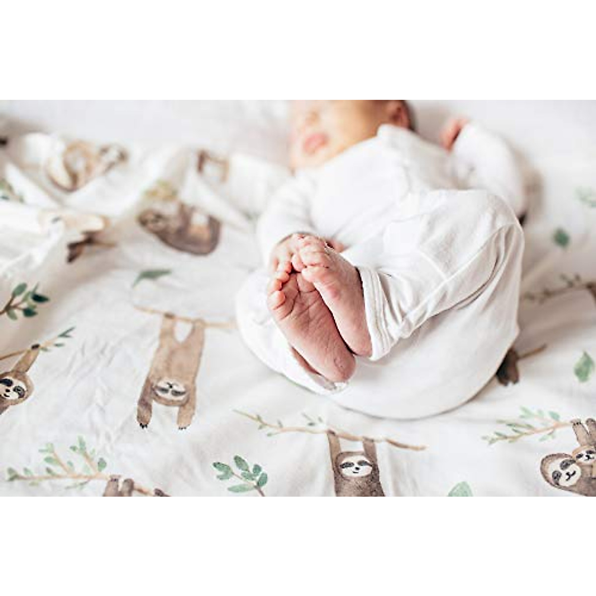 Copper Pearl Large Premium Knit Baby Swaddle Receiving Blanket Noah
