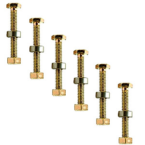 TLAOISUS 6-Pack 1501216MA Shear Pin Bolt Kits Compatible with Murray AYP Craftsman 1501216 9524MA 301172 722130 301172MA Snow Throwers Snowblower
