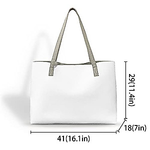 Xpyiqun Leopard Print Leather Handbag Tote Purse for Women Large Capacity Work Shoulder Bags with Pouch Cheetah Heavy Duty Bucket Bags Top-handle Satchel Hobo Bags