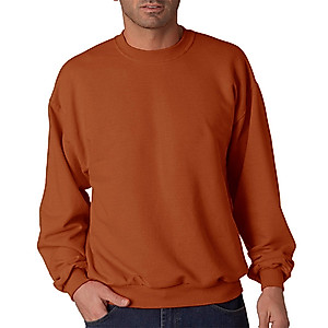 Jerzees Men's NuBlend Crew Neck Sweatshirt, Texas Orange, Large