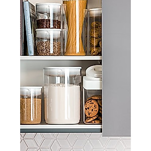 Click Clack Pantry Canister 0.6, 1.6, 3.3-Quart, Set of 3