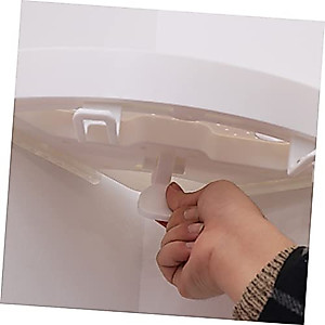 CORHAD Snap up Shelf Kitchen Pantry Storage Wall Floating Shelves Suction Cup Shower Shelves Bathroom Organizer Bath Accessories Shower Accessories Space-Saving Shelf Towel Shelves White