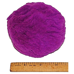 Great Lakes Sports Set of 12, Rainbow Fluff Balls (Lightweight Versions of Yarn Balls), 3-1/2" Diameters