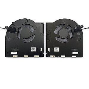 Bestparts New CPU+GPU Cooling Fan 12V Replacement for Dell Alienware M17 R3 M17 R4 P45E 0H5TYJ 0CNV63 FM7J FM7H DC28000ROSL DC28000RNSL Dual Fan H5TYJ CNV63