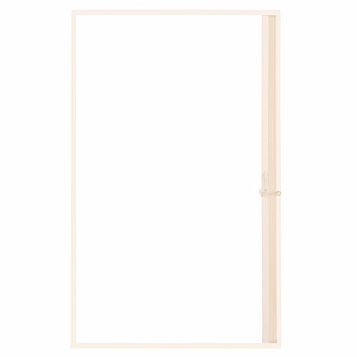 RecPro RV Shower Doors | RV Pleated Folding Shower Doors (Ivory) 36"x 57" 3657 Pleated and Folding Shower Door