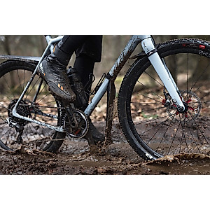 Ass Savers Speed Mullet Clip On Front Mudguard/Fender, Regular for 23-47mm Tires, Cable Routing, Single 2-in-1 Velcro Strap, Easy Mounting Within Seconds