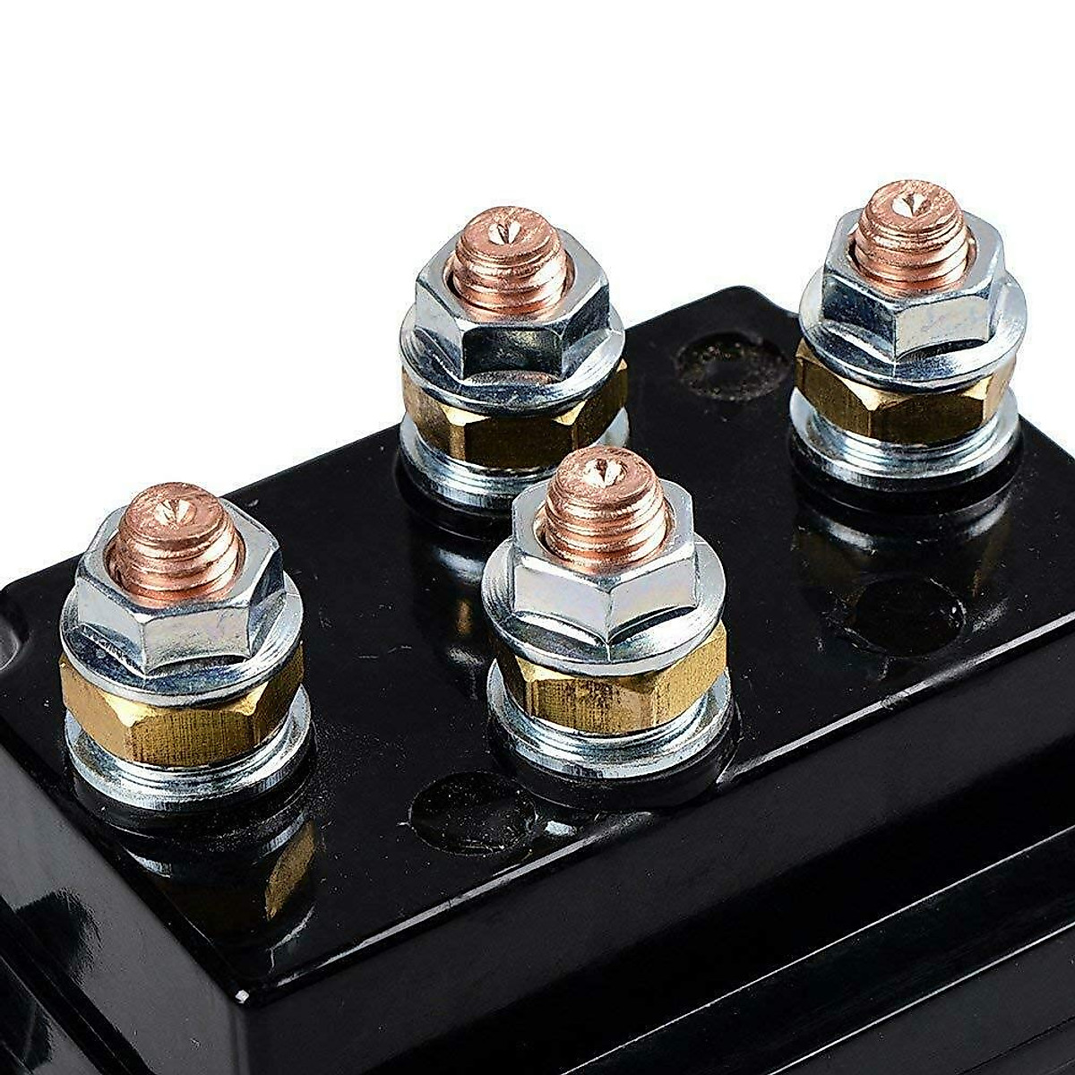 12V 500A Winch Solenoid Relay w/ 2-pk Remote Control for 6000lb to 12000lb Winch