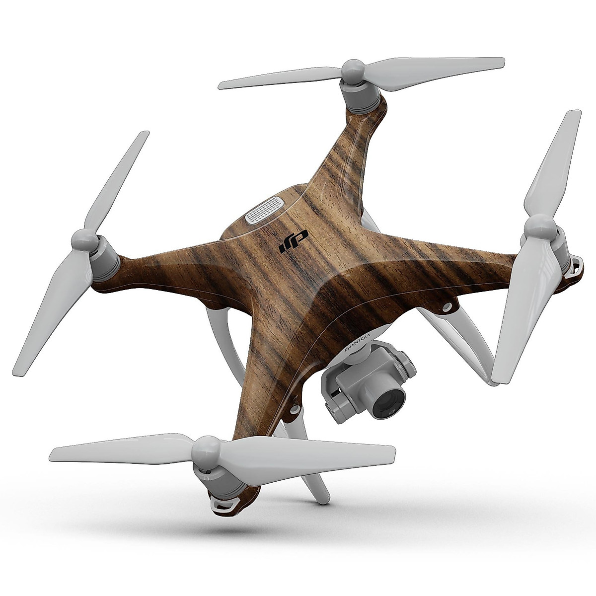 Design Skinz Design Skinz Bright Ebony Woodgrain Full-Body Wrap Decal Skin-Kit Compatible with The Drone DJI Mavic Air