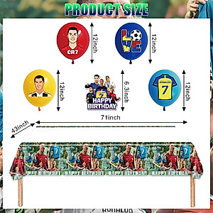 Soccer Party Decorations, Soccer Theme Party Decorations, Soccer Birthday Party Decorations for Boys, Soccer Birthday Party Supplies for Adult Girls and Soccer Fans