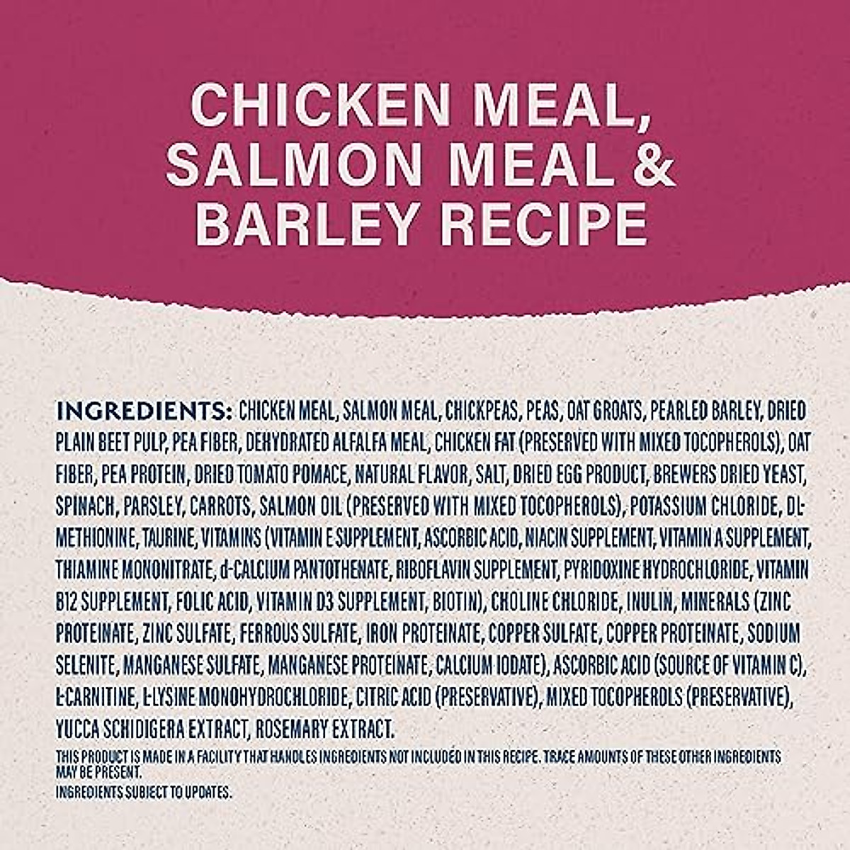 Natural Balance Original Ultra Fat Dogs Chicken Meal, Salmon Meal & Barley Recipe Low Calorie Dry Dog Food, 11 Pounds