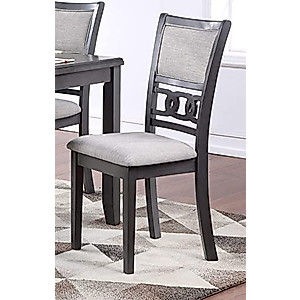 New Classic Furniture Gia Dining Chairs, Set of 2, Gray