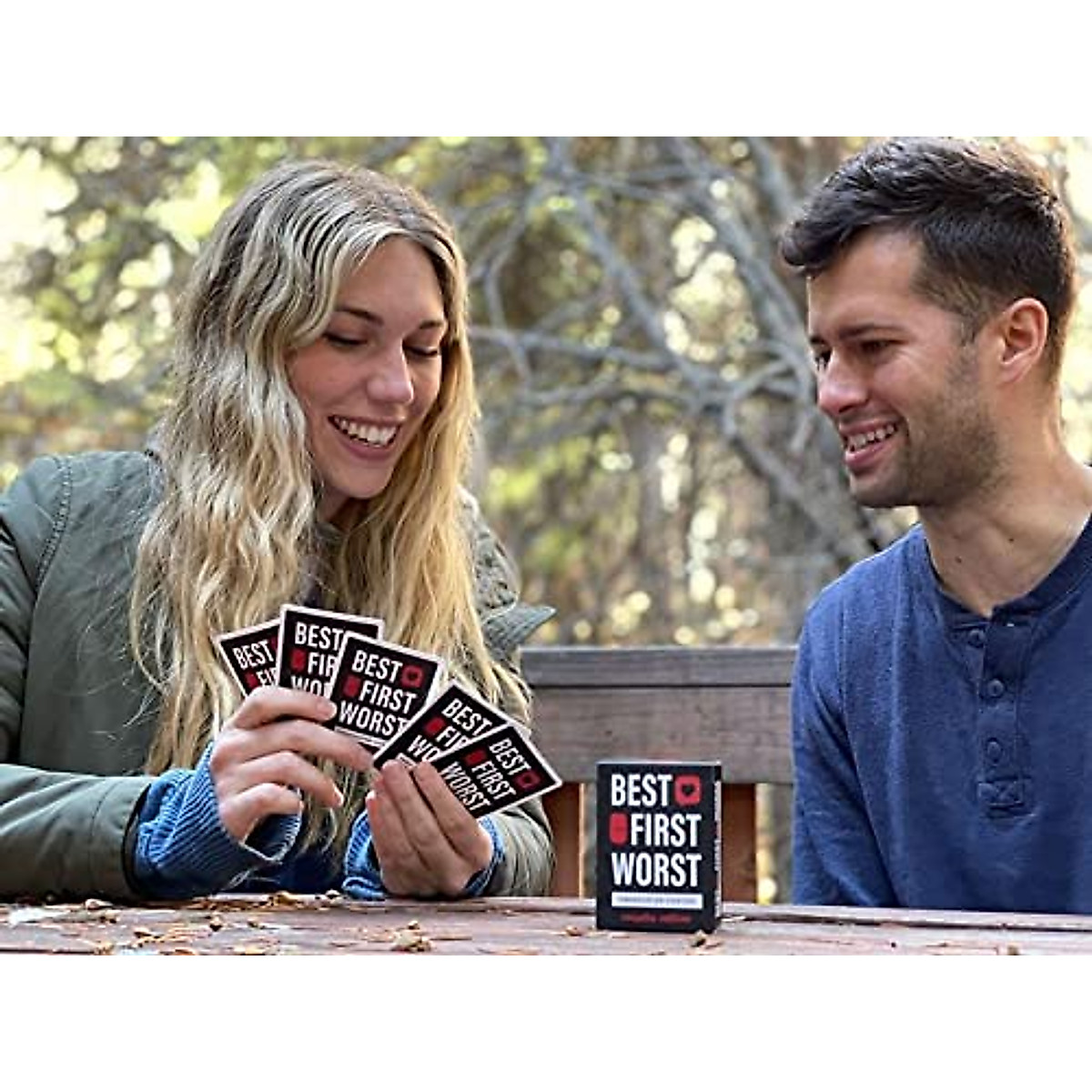 Gatwick Games Best First Worst - New Couples Card Game, Great for Couples Date Night, Work on Strengthening Your Relationship While Playing a Fun Card Game, 2 or More Players
