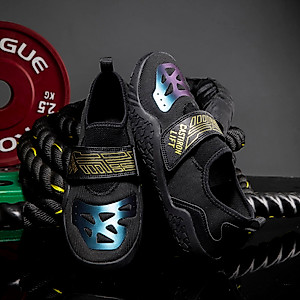 CASTIRON LIFT DeadLift Shoes,Weightlifting Squat Shoes,Weight Lifting Shoes for Heavy Lifting Weight Training,Fitness Cross-Trainer Barefoot & Minimalist Sneakers Gym Training Shoes for Men Women