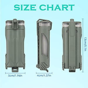 SunshineFace Rechargeable Battery Storage Waterproof Battery Case for 18650/AA/AAA/CR123 Batteries