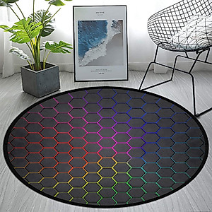 keepcute Gaming Chair Mat 47inch for Hardwood Floor Anti-Slip Office Chair Mat for Carpet Desk Chair Mat Computer Chair Mat Floor Protector for Office Gaming Room 4 ft