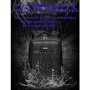 Laptop Backpack 18in Business LeisureTravel Backpacks with USB Port Large Capacity Work Computer Bags for Women Men (Black-A)