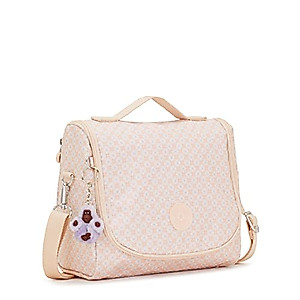 Kipling Women's New Kichirou, Insulated Bag, Nylon Lunch Tote, Girly Tile PRT