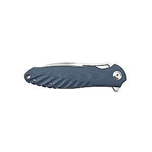 Firebird GANZO FH71 Folding Pocket Knife D2 Steel Flip Blade Anti-Slip G10 Handle with Clip Camping Hunting Gear Fishing Outdoor Folder EDC Knife (Grey)