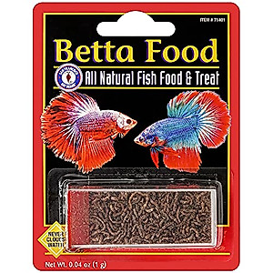 San Francisco Bay Brand Betta Food All Natural Fish Food and Treat, 1 Gram Container