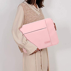 Lacdo Laptop Sleeve Case for 14 inch New MacBook Pro M2 / M1 Pro Max A2779 A2442 2023-2021, 13.5 inch Microsoft Surface Laptop 5 4 3 2 1/13.5" Surface Book 3 2 1 Computer Bag Water Resistant, Pink