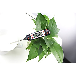 Savoury USA Cooking Thermometer - Digital Thermometer - Food Thermometer - Meat Thermometer - Instant Read Thermometer - Best Thermometer for all Food, BBQ, Candy, Sugar, Grill and Liquid.