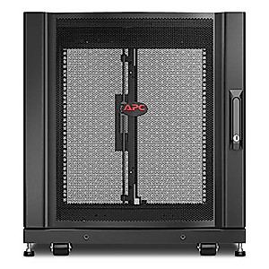 APC by Schneider Electric NetShelter SX 12U Server Rack Enclosure 600mm x 1070mm w/Sides Black - F