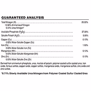 The Andersons Premium New Lawn Starter 20-27-5 Fertilizer - Covers up to 5,000 sq ft (18 lb)