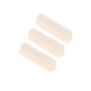 Alomejor Mandolin String Nut Bone Mandolin Bridge Saddle and Nut Instrument Replacement Accessories for 8 String Mandolin