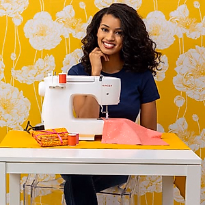 SINGER | MX231 Sewing Machine With Accessory Kit & Foot Pedal - 97 Stitch Applications - Simple & Great for Beginners