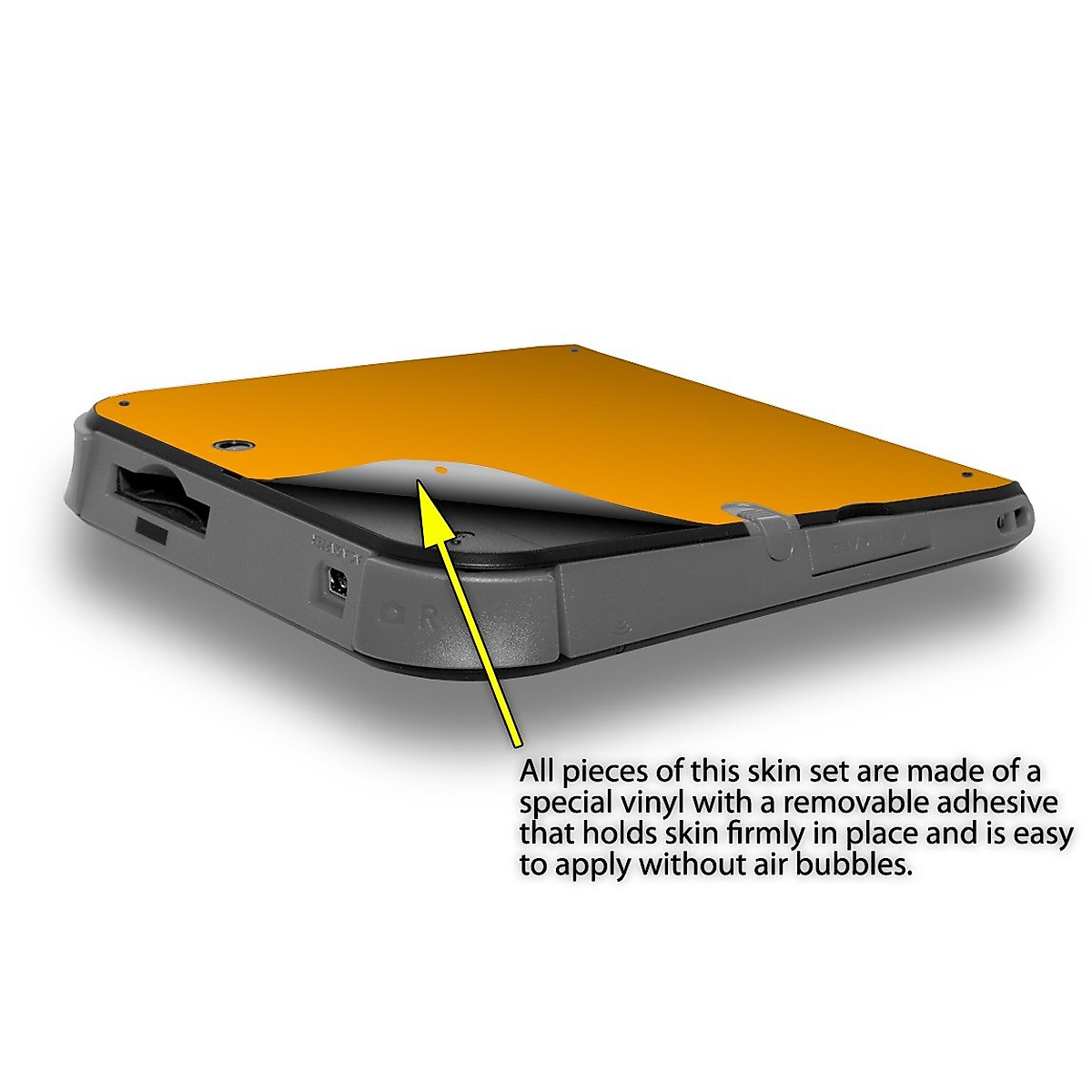 Solids Collection Orange - WraptorSkinz Decal Style Vinyl Skin Compatible With Nintendo 2DS (2DS NOT INCLUDED)