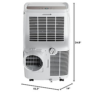 DuraComfort Portable Air Conditioners,11000 BTU(ASHRAE) /7000 BTU (SACC),Powerful AC Unit with Remote Controller,Cooling,Built-in Dehumidifier,Fan Modes,Reusable Filter,Up to 300 Sq.Ft