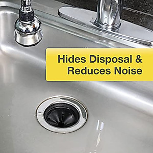 Danco 10428 Garbage Disposal Splash Guard, Black