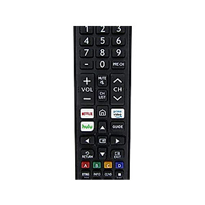 HCDZ Replacement Remote Control for Samsung UN43TU7000FXZA UN50TU7000FXZA UN55TU7000FXZA UN58TU7000FXZA UN65TU7000FXZA UN70TU7000FXZA UN75TU7000FXZA TU7000 Crystal UHD 4K Smart TV