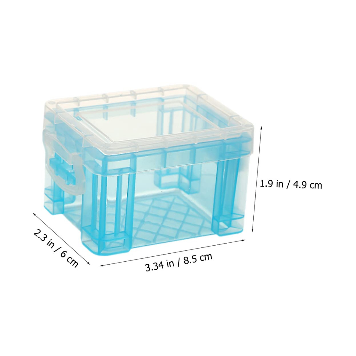 TEHAUX 6pcs Box Crafts Pp Plastic Small