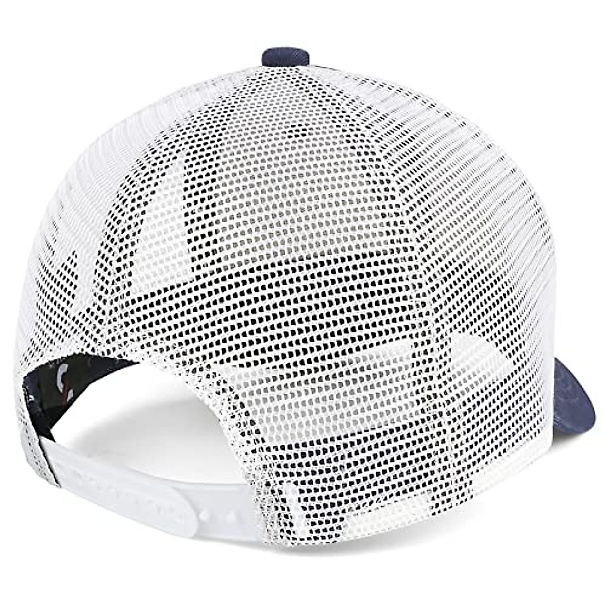 Chsetes Atlanta Hat Women Men Youth Embroidered Baseball Cap Mesh Trucker Hats Adjustable Snapback Hat Navy Blue Apparel Gifts