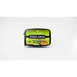 DHOLAKIA Herbal Snuff Tobacco Free- Nicotine And Tobacco Free Snuff- Nasal Snuff