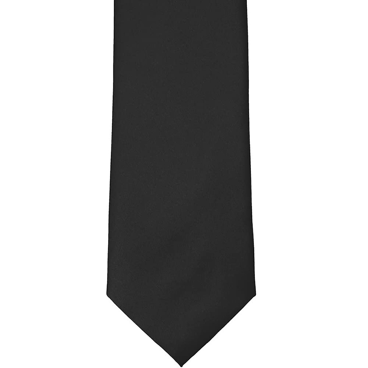 tiemart Big and Tall Extra Long Necktie 63" Length (Black)