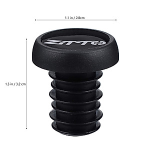1 Pair Bicycle Handlebar Plug Grip End Cap Bike Grips Caps End Plugs Bike Handlebar Ends Handlebar Cap Handlebar Extenders Bike Handle Bars Road Bike Bar Ends High Polyester Rubber
