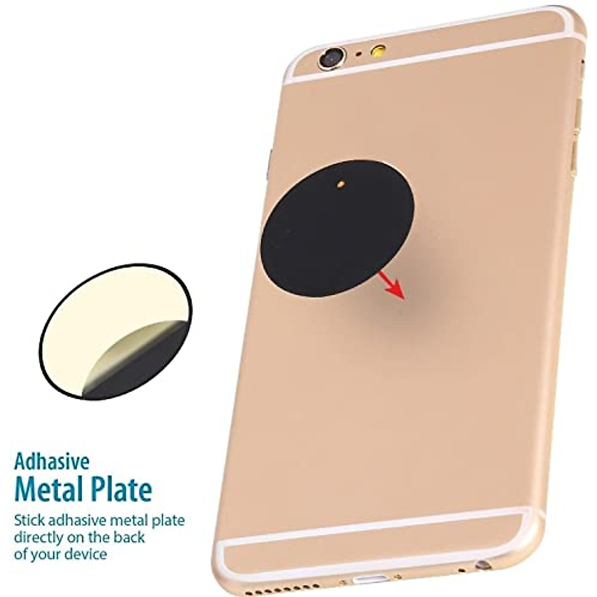 WixGear Cd Mount, CD Slot Magnetic Car Mount Holder for Cell Phones and Mini Tablets with Fast Swift snap Technology, [Only Fits CD Player Slots Measuring 4.5 to 5 Inches]