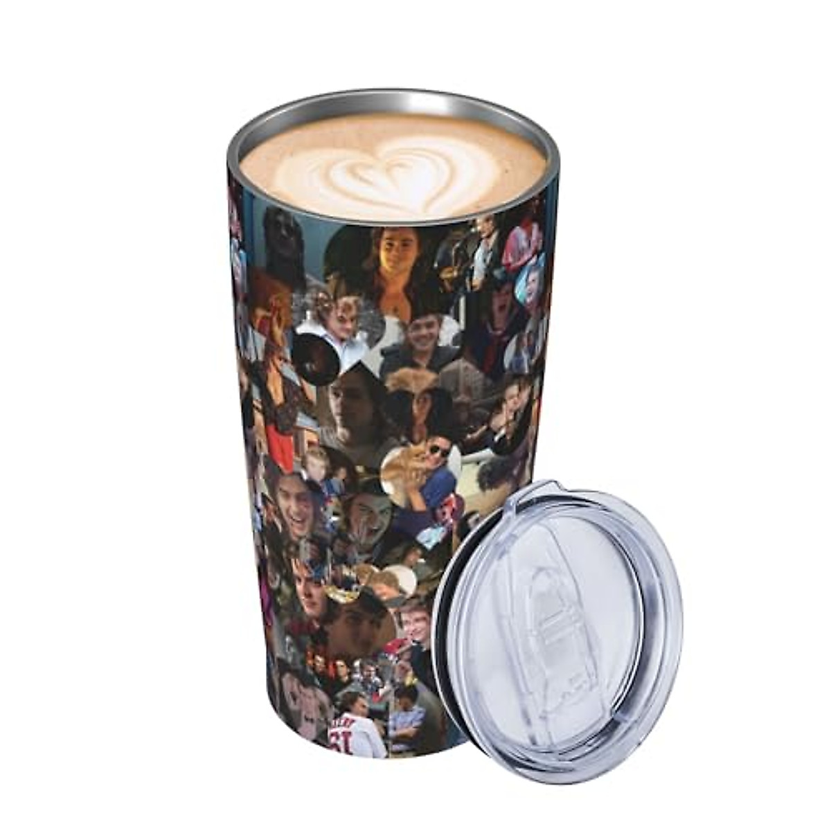 OAEWRE Joe Actors Keery Stainless Steel Mug Insulated Tumbler Coffee Mugs with Lids and Straw Double Wall Vacuum Cup 20oz