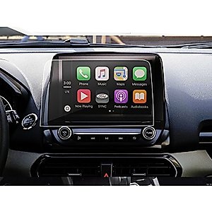 LFOTPP Fit for 2018-2020 2021 F*ord EcoSport SYNC 3 8 Inch Tempered Glass Car Navigation Screen Protector, [9H] Infotainment System Screen Center Touchscreen Protector Anti Scratch High Clarity