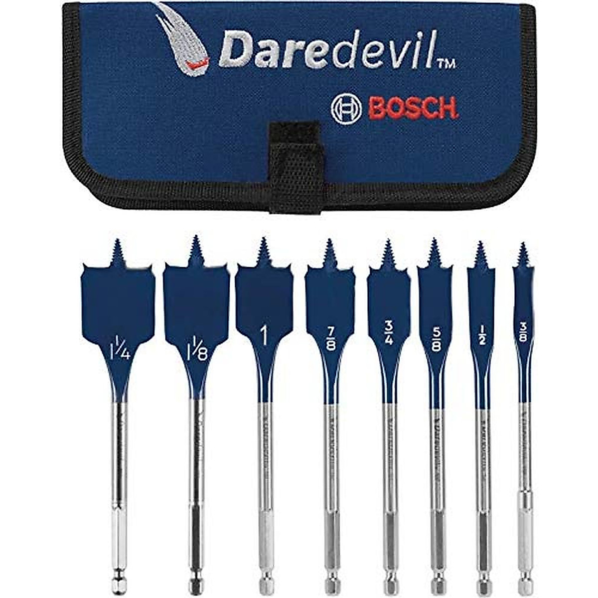 Bosch DSB5008P Daredevil 8 pc. Spade Bit Set