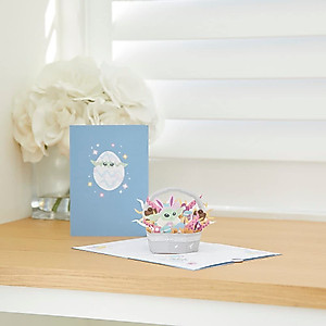 Lovepop Star Wars™ The Mandalorian™ Best Easter in the Gal-eggsy Pop-Up Card – Easter Card – Handcrafted 3D Pop-Up Greeting Card – Easter Day Love Card, 5 x 7”