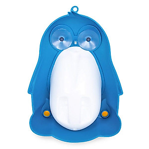 MACIMO Baby Boy Potty Penguin Children Stand Vertical Urinal Pee Infant Toddler Wall-Mounted Blue