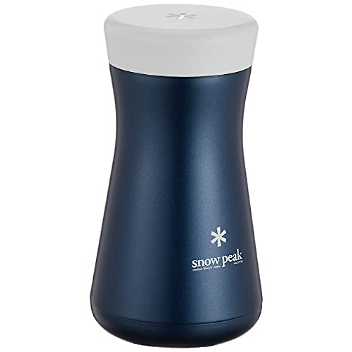 Snow Peak's Tsuzumi Bottle 350, TW-350NV, Stainless Steel, Vacuum-Sealed, Double-Walled, Made in Japan, Lifetime Product Guarantee, Lightweight for Camping & Everyday Use, One Size