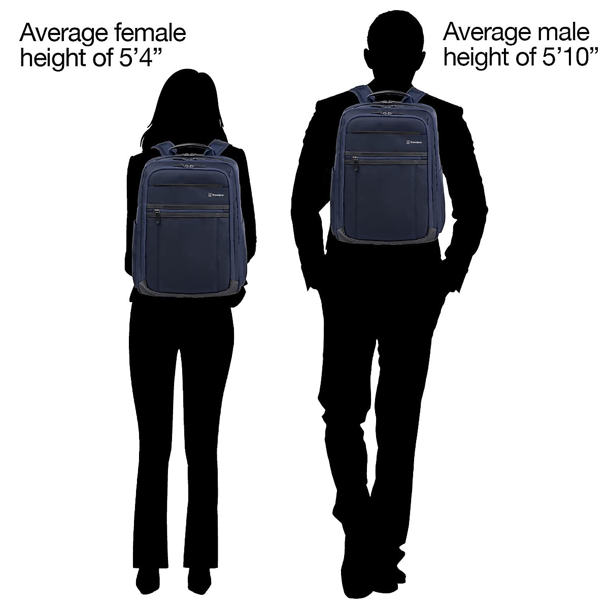 Travelpro Crew Executive Choice 3 Large Backpack Fits Up to 15.6 Laptops and Tablets, USB a and C Ports, Men and Women, Titanium Grey