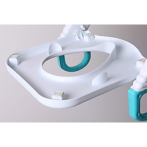 Dreambaby Step-Up Potty Training Toilet Topper - 2-Level Adjustable - Aqua-Model G6015, Aqua/White, 1 Count (Pack of 1)