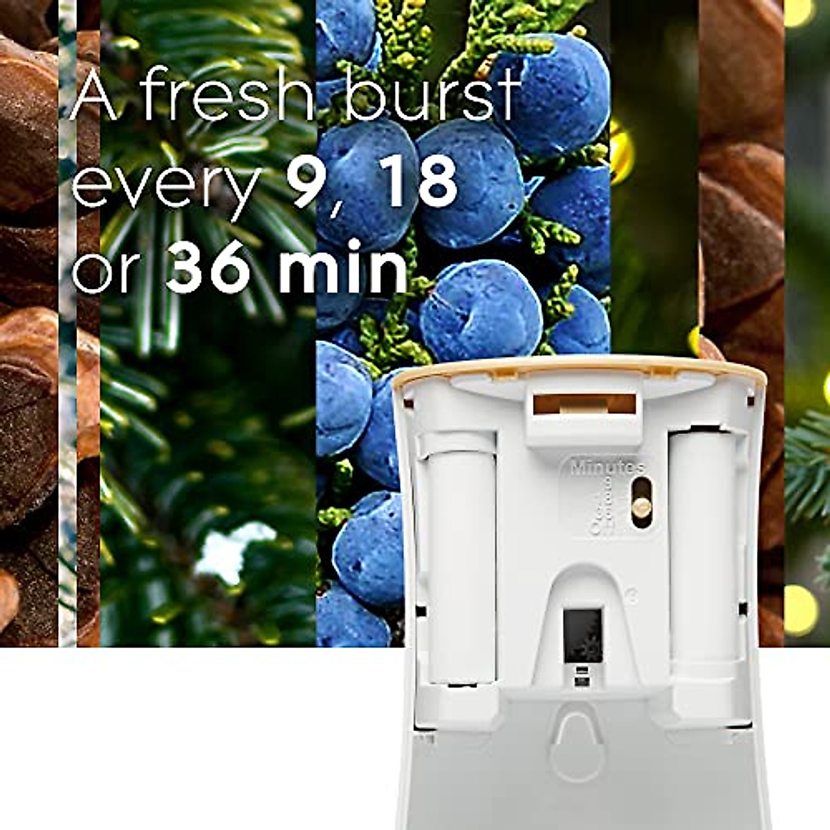 Glade Automatic Spray Refill, Air Freshener for Home and Bathroom, Pine Wonderland, 6.2 Oz, 3 Count