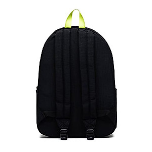 Herschel Supply Co. Classic X-Large Black Enzyme Ripstop/Black/Safety Yellow One Size